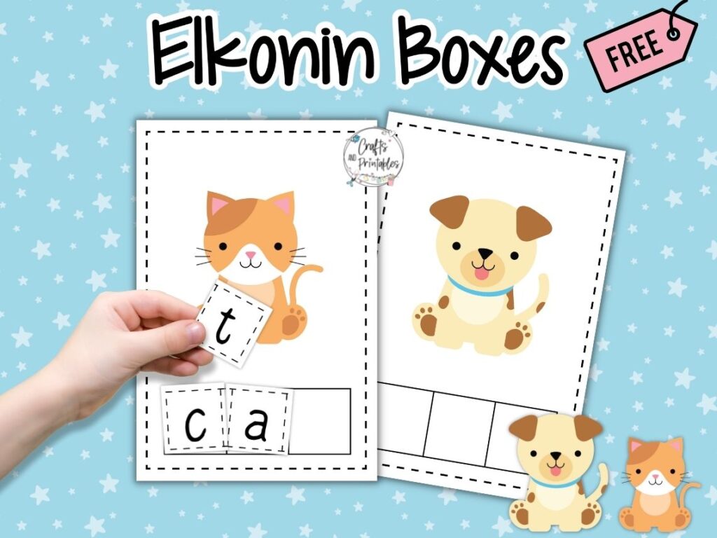 Free Elkonin Boxes Worksheets » Crafts And Printables Shop