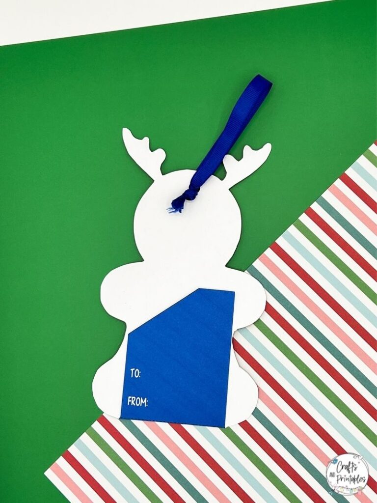 DIY Gift Card Holder Template Gingerbread Man Reindeer (Free Template ...